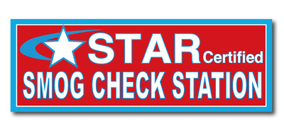 SMOG CHECK - Star Certified 3'x8' Vinyl Banner Sign | eBay