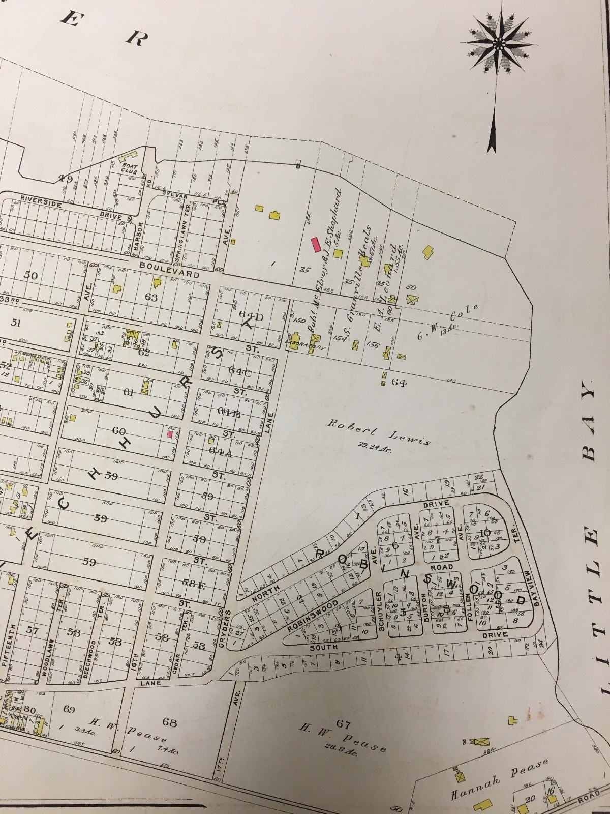 1909 WHITESTONE BEECHURST QUEENS LONG ISLAND NY P.S. 74 BROMLEY PLAT ...