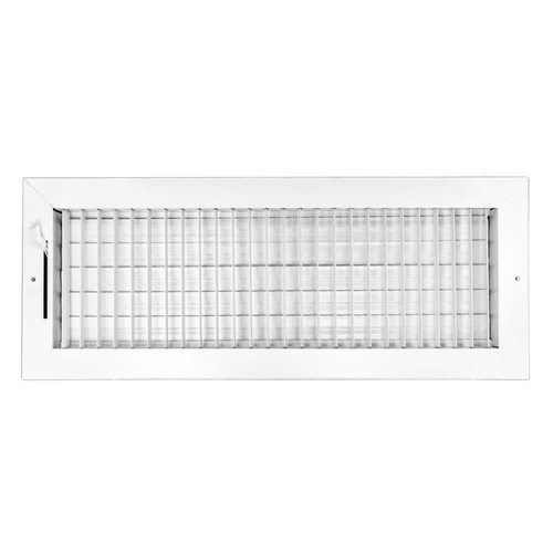 18 In. Wide X 6 In. High Adjustable, Single Deflection, 1 Way Supply ...