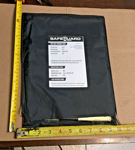 level IIIA ballistic panel body armor panels great shape IIIA 44mag ...