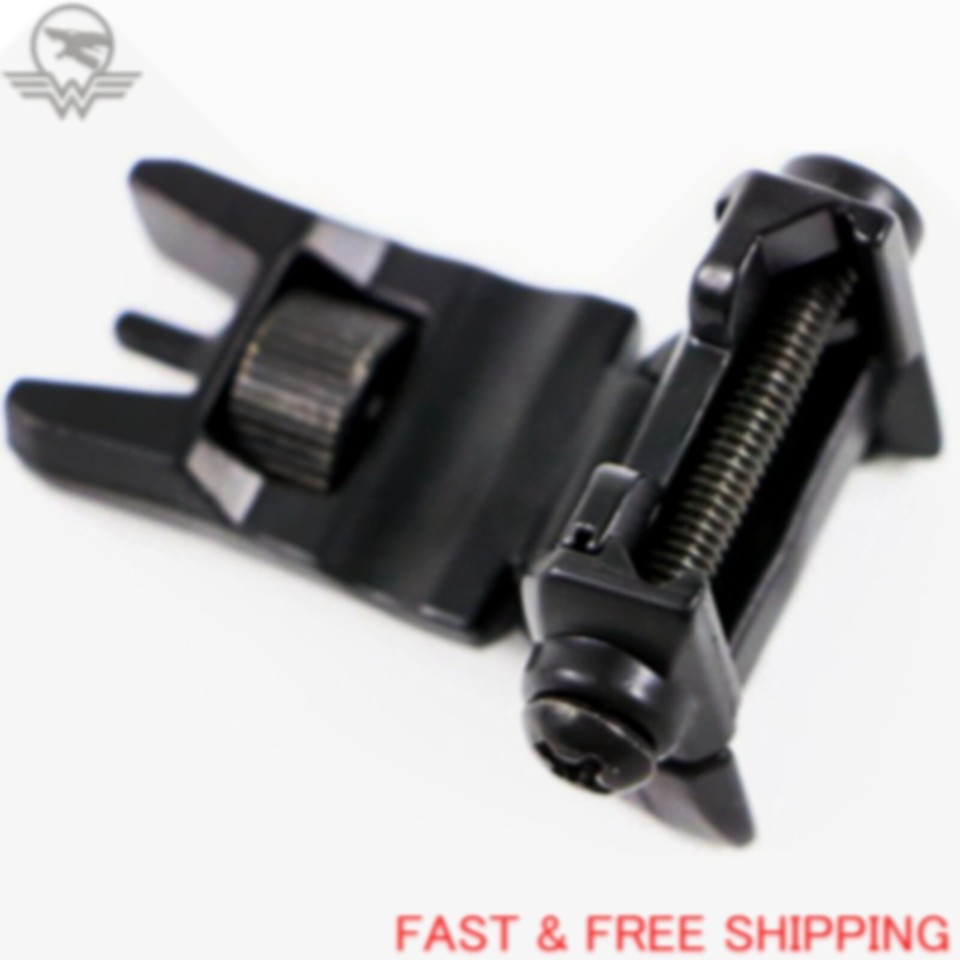 1 Pair Metal Flip-up Low Profile Sight Folding Iron Sights Front and ...