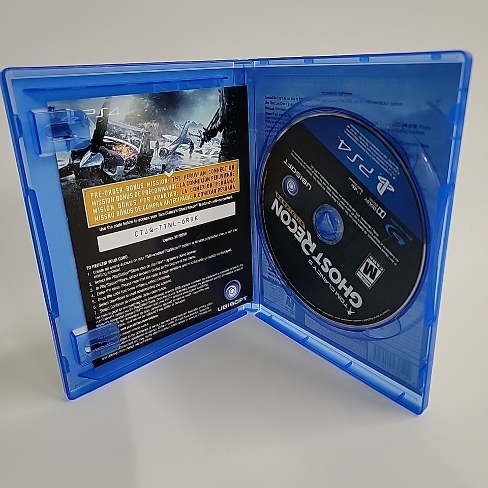 Ghost Recon Wildlands (2017 PlayStation 4 PS4, Ubisoft) | eBay