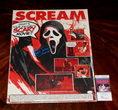 ROGER JACKSON THE VOICE OF GHOSTFACE SIGNED SCREAM 16X20 POSTER HORROR ...