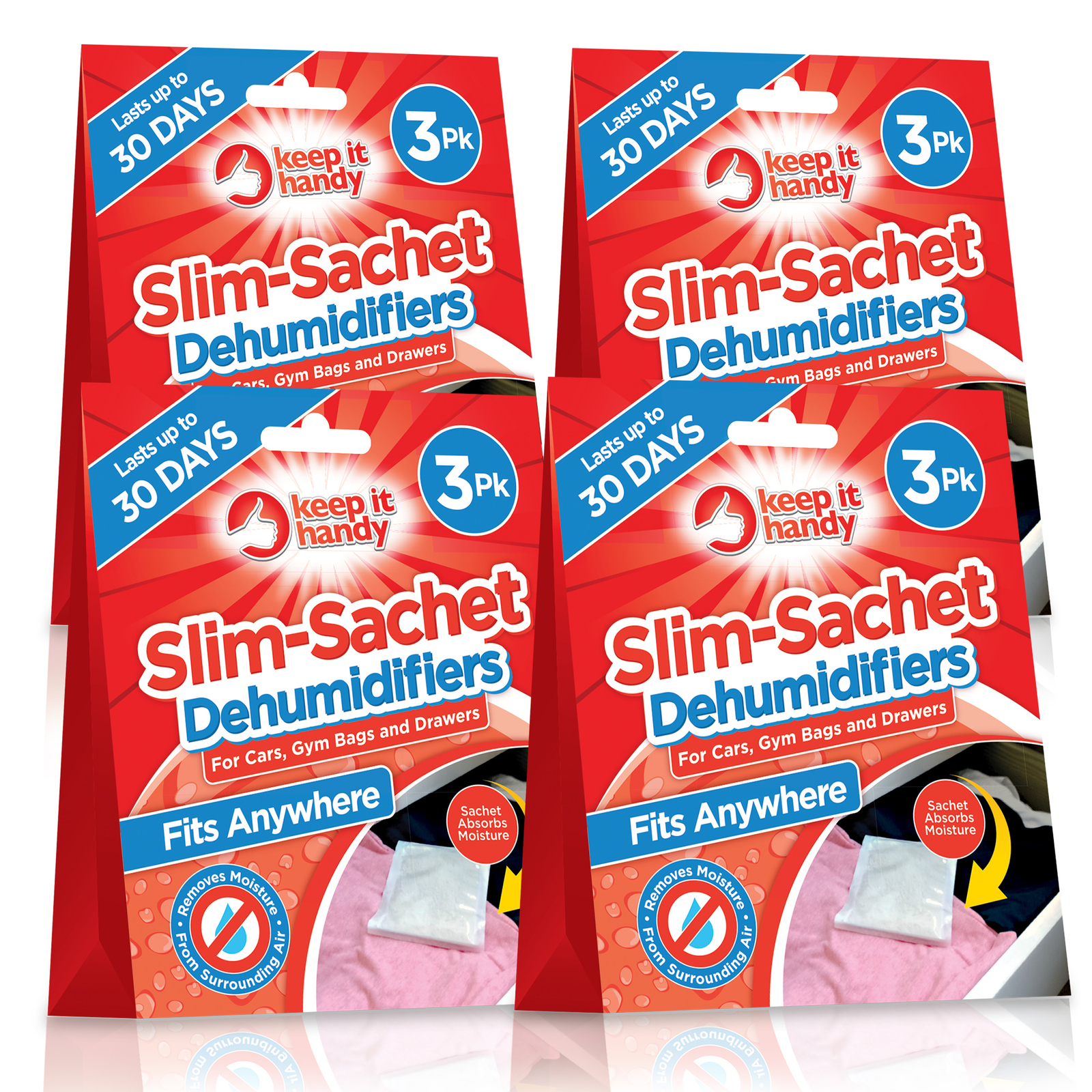 12-36 Small Space Dehumidifier Bags Wardrobe Sachets Damp Mould ...