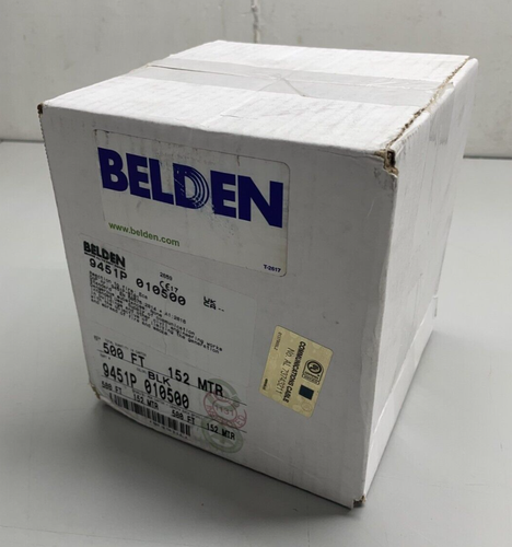 Belden 9451P Plenum Single Pair Balanced Analog Line Level Audio Cable ...