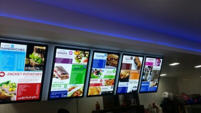 A1 LED Illuminated Backlit Slim Poster Display Menu Board | Magnetic ...