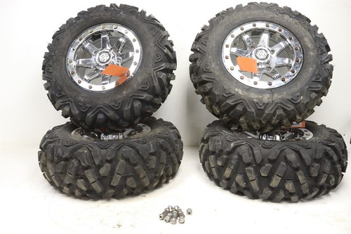 Can-Am Commander 1000 STI Rims Front Rear 14x7 4x137 Wheels 27x9-14 ...
