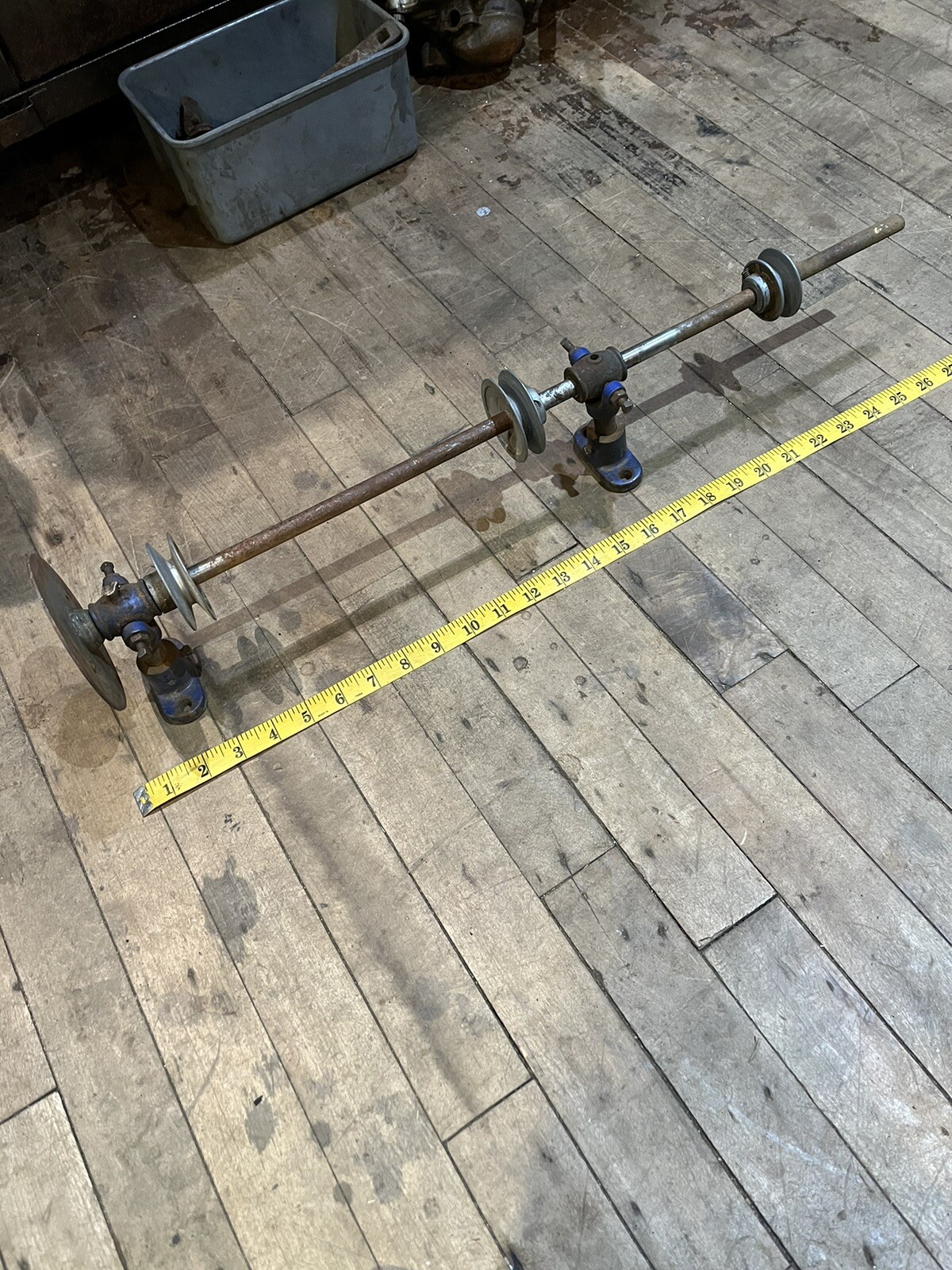 Dunlap metal Lathe Countershaft Pulley Vintage Antique atlas south bend ...