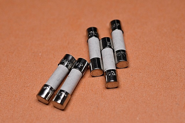 5x Fuse 5x20mm 12AMP 250V SlowBlow CERAMIC Sand Filler T12AH250VP ...