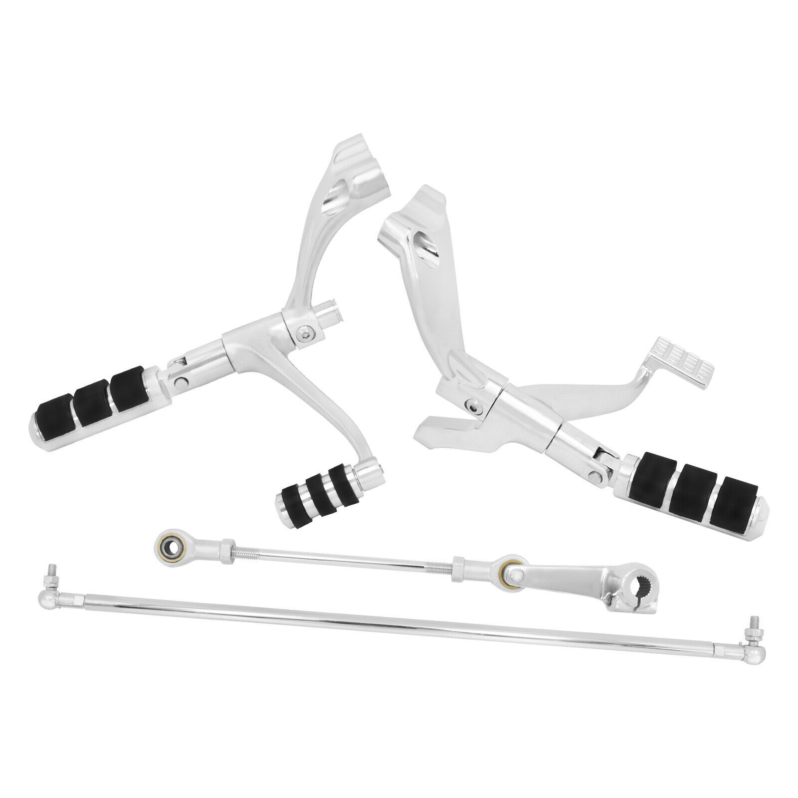 Chrome Forward Controls Pegs Levers Linkages For Harley Sportster 1200 ...