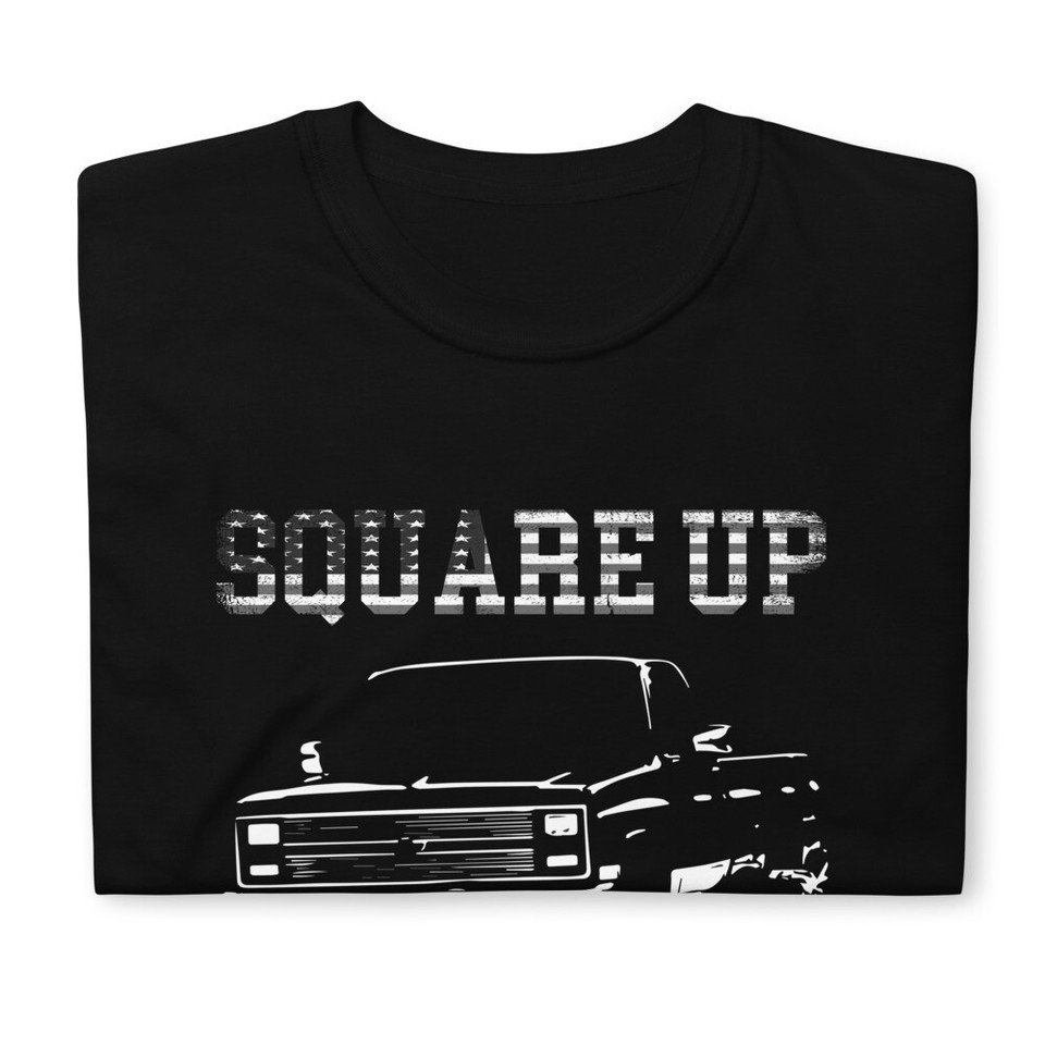 Square Body Chevy Truck USA Squarebody Pickup American Short-Sleeve T ...
