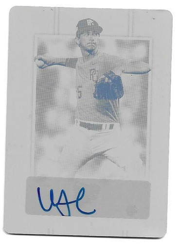 WYATT SCOTTI 1/1 AUTO 2019 LEAF PERFECT GAME PRINT PLATE AUTOGRAPH ...
