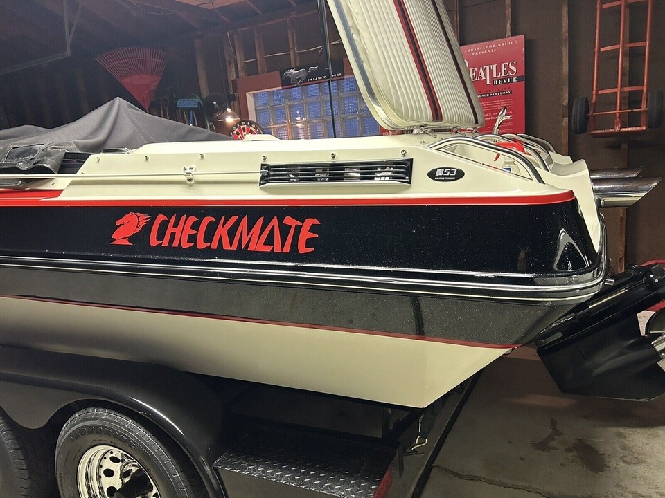 CHECKMATE check mate boat boats HULL DECALS STICKERS DECAL 30 COLOR ...