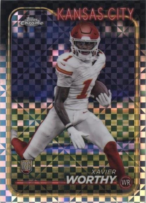 2024 Topps Chrome - Rookies Xavier Worthy #208 X-Fractor (RC) for sale ...