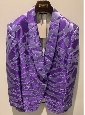 Tom Ford Zebra Purple Atticus COCKTAIL JACKET 742R02 Blazer -BNWT-RRP ...