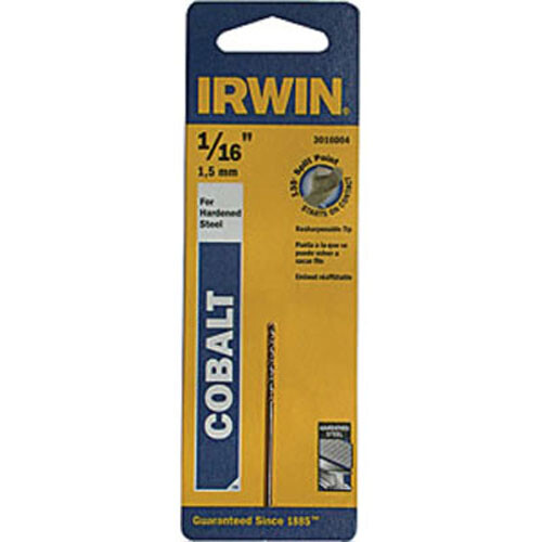 Irwin 3016012 3/16"x3-1/2" Cobalt HSS-J/L Drill Bit | eBay