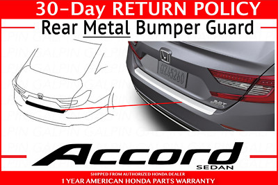 Genuine OEM 2018-2020 Honda Accord Rear Metal Bumper Protector 08P01 ...