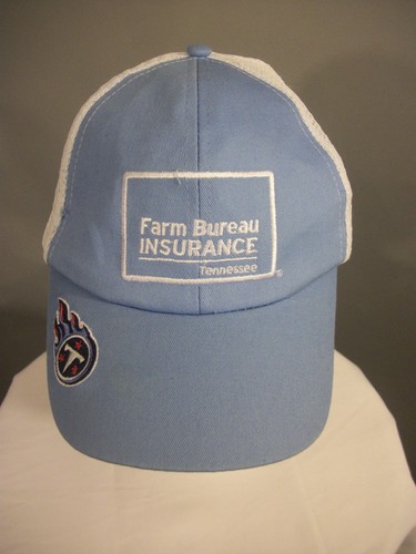 Nashville Titans NFL Blue Farm Bureau Trucker Style Snap Back One Size ...