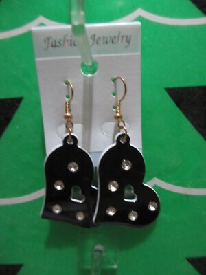 Fashion Jewelry Drop Earrings Dangle Type Colour Black Brand New | eBay ...