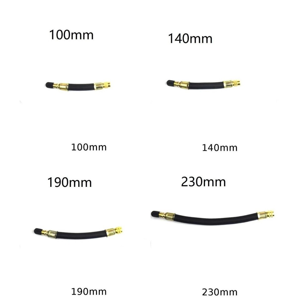 Bike Pump Valve Extender Extension Tube for Easy Inflation Rubber Hose ...
