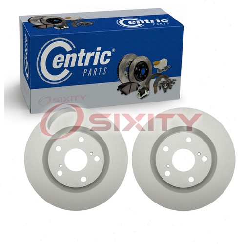 2 pc Centric GCX Front Disc Brake Rotors for 2007-2018 Lexus ES350 ...