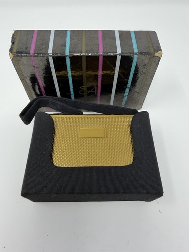 Vintage Elgin American Compact Gold Tone Makeup Case Art Deco Dual ...