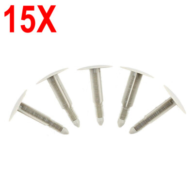 15PCS 49mm GREY HEADLINER HEADLINING ROOF TRIM CLIPS FOR FORD TRANSIT ...