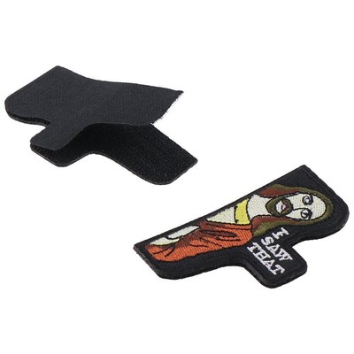 Hook and Loop Funny Patches Embroidered Funny Embroidered Patches Jeans ...