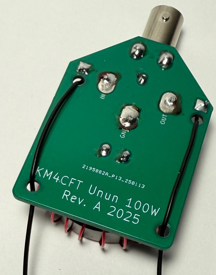 End Fed Half-Wave EFHW 100 WATT antenna unun kit EFRW End Fed Random ...