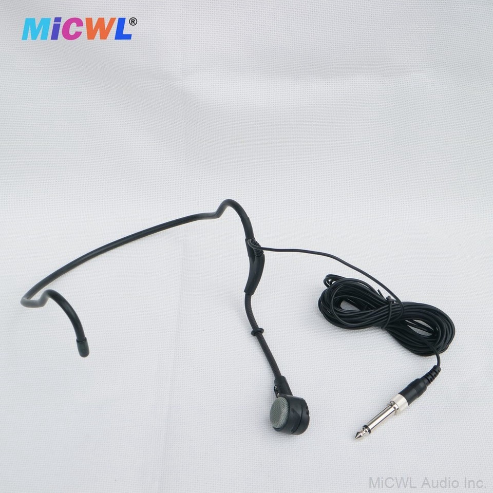 3.5mm 6.5mm Cardioid Dynamic Headset HeadWear Headset Microphone with ...