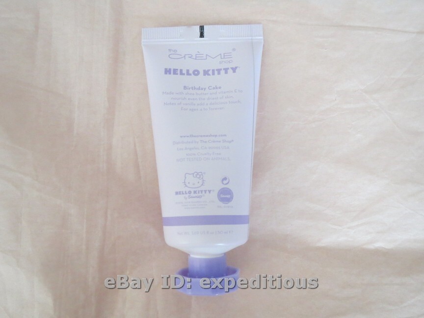 NEW THE CREME SHOP X HELLO KITTY HANDY DANDY HAND CREAM BIRTHDAY CAKE ...