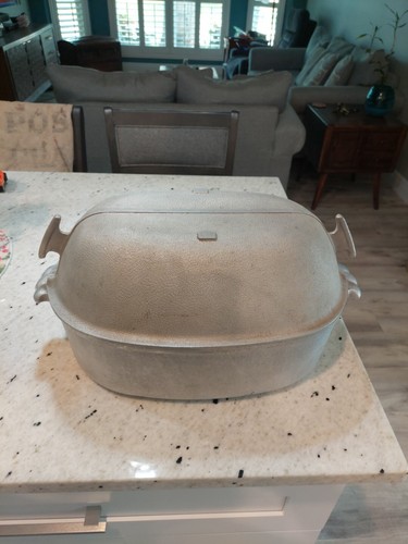 Guardian Service Turkey Roaster Hammered Aluminum Dutch Oven W/ Lid 19 ...