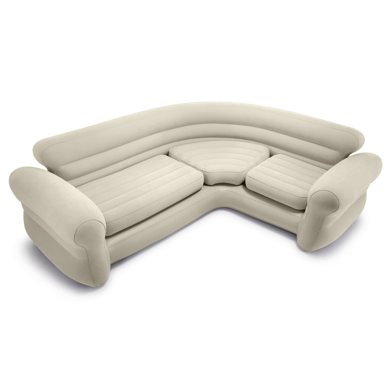 Intex Inflatable Corner Living Room Neutral Sectional Sofa | 68575EP ...