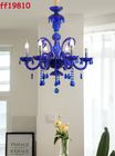 Luxury Royal Blue Crystal Pendant Lights Ceiling Candle Dish Lamp ...