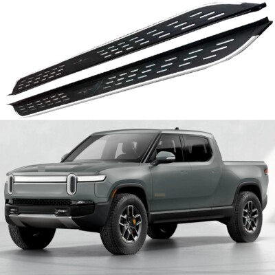 Fixed Running Board Fits for Rivian R1T 2021-2024 Nerf Bar Side Step ...