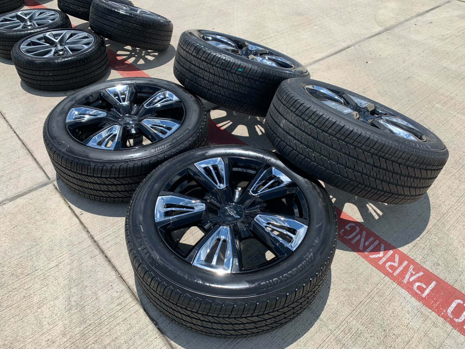 22" Chevy Tahoe Silverado Suburban RST OEM wheels rims 96951 2023 2024 ...