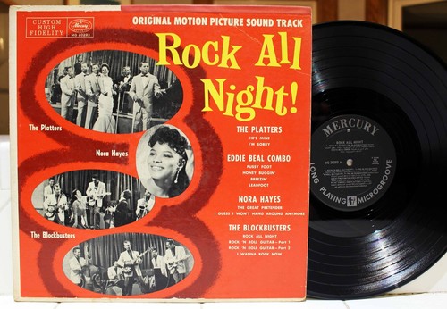 Rare Rock 'n Roll Soundtrack LP - V/A - Rock All Night! - Mercury # MG ...