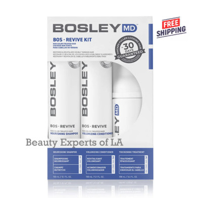 Bosley MD BOS Revive Starter Kit for Visibly Thinning Non Color-Treated ...