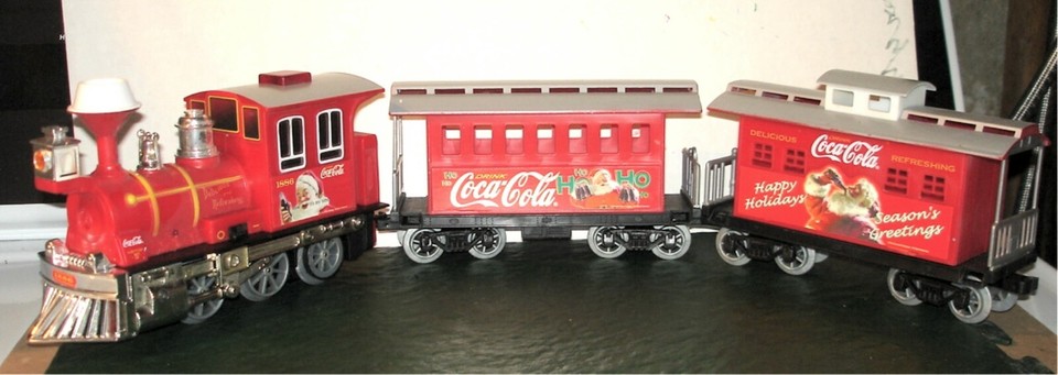K-LINE (GOLDLOK) - COCA-COLA SANTA TRAIN - O-27 REMOTE CONTROL TRAIN | eBay