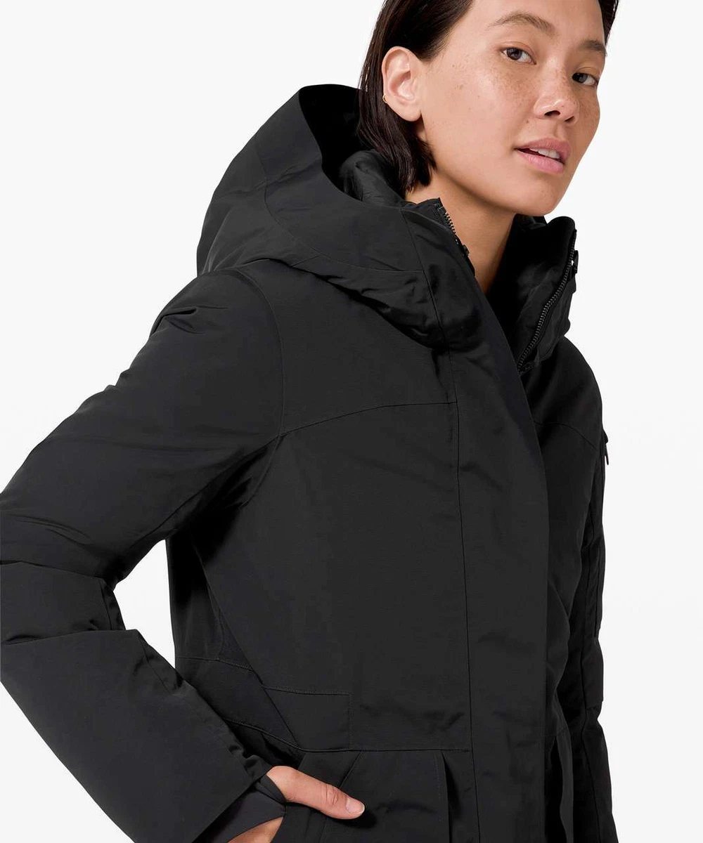 buy store NWOT Lululemon Winter Bomber Warrior Parka Black sz.4