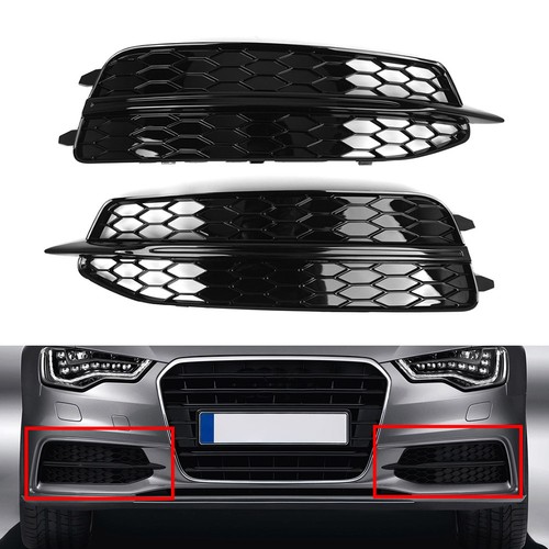 Front Bumper Lower Grille 4G0807681D 4G0807682D For Audi A6 C7 S LineS6 ...