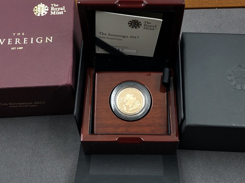 2017 Gold Proof Full sovereign With Box and COA | eBay UK