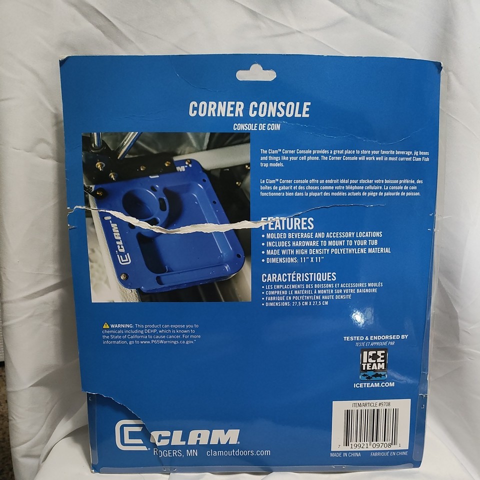 New Clam Corner Console Clam Fishing Trap Models No Box | eBay