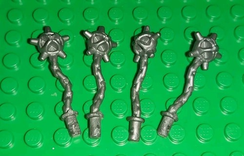 *NEW* Lego Mace Silver Flail Spiked Weapons for Minifigs Figs - 4 ...