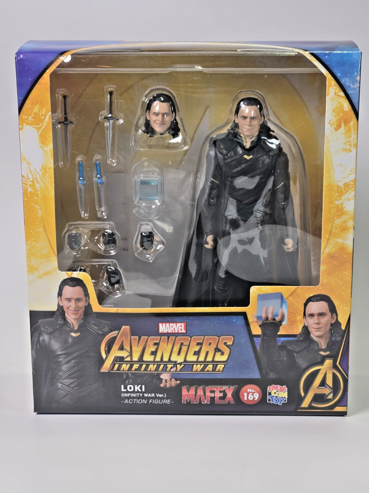 Marvel MAFEX Loki No.169 Avengers Infinity War Medicom Figure NEW US Seller