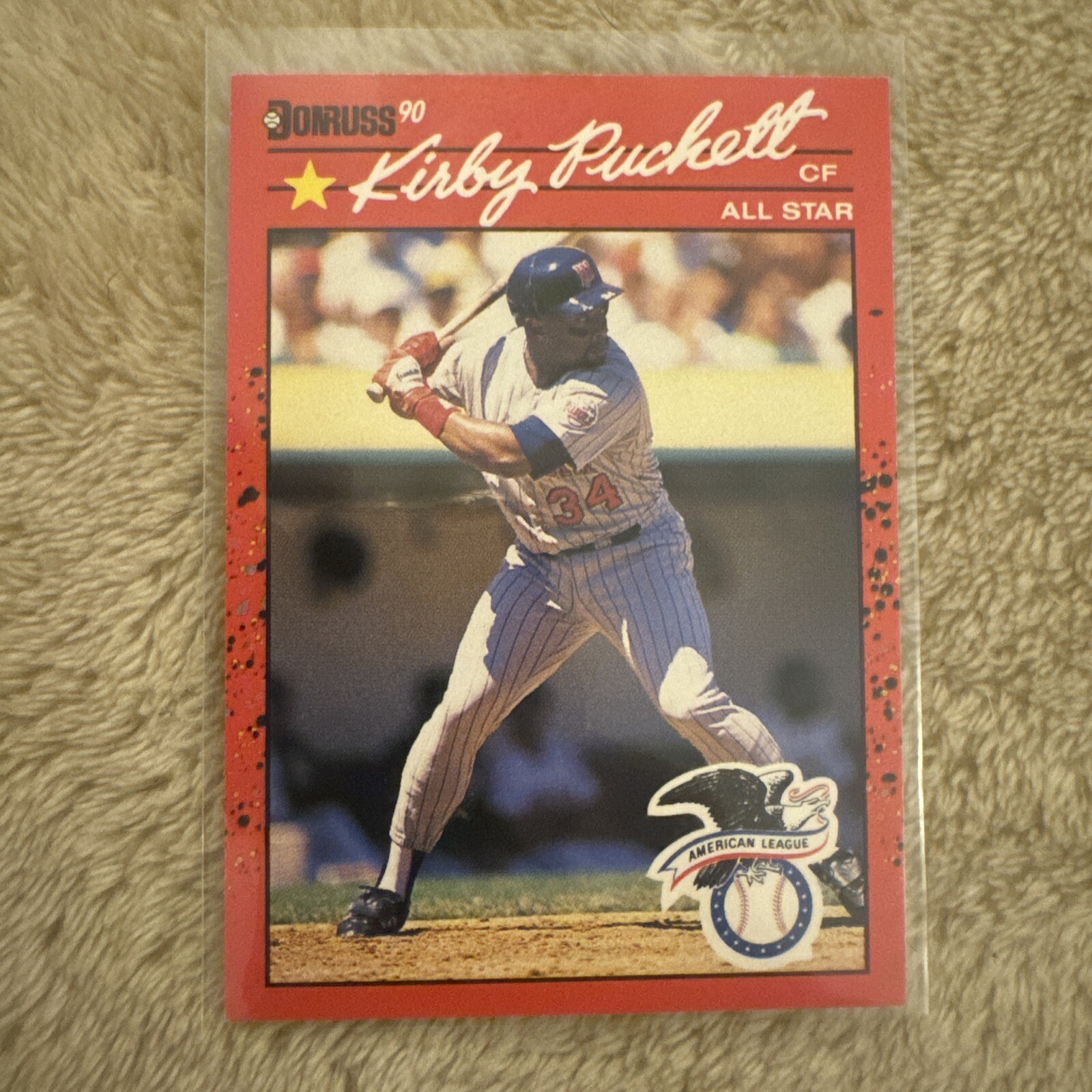 Kirby Puchett Donruss 90 Error Card no TM and wrong DOB | eBay