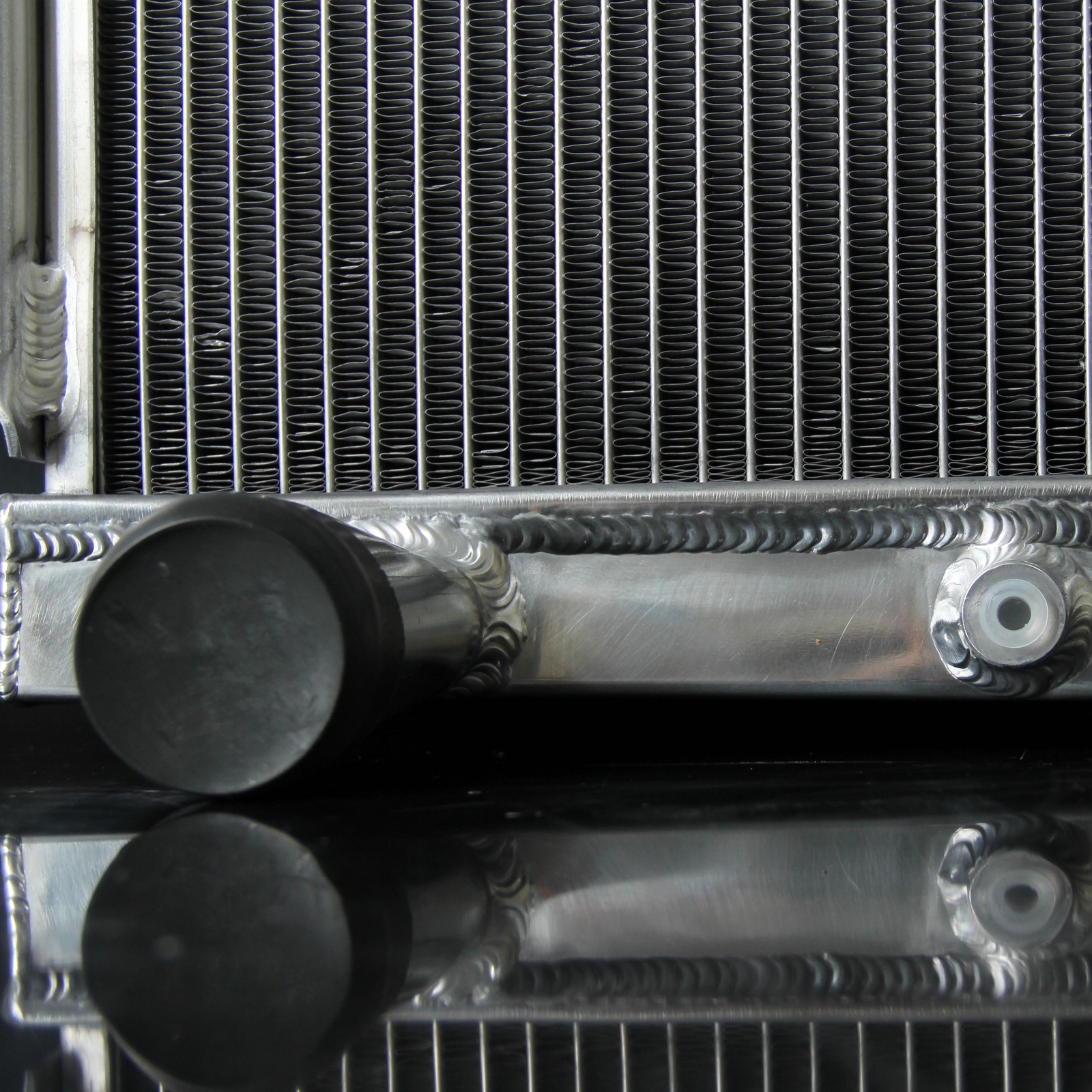 SPAWON 5557 Aluminum Radiator For Ford Thunderbird 55-57 4.8L 5.1L 56mm ...