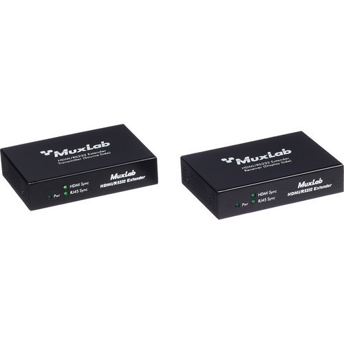 Muxlab HDMI/RS232 Extender Kit with PoE - Black (MUHDMI232EP2) | eBay