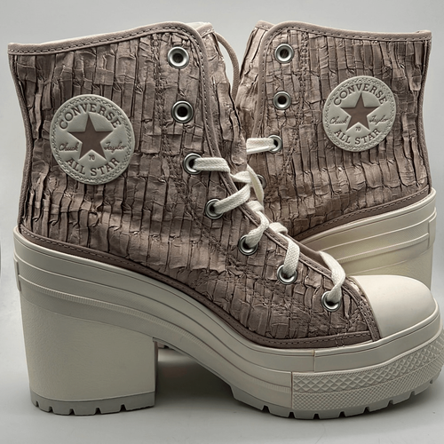 CONVERSE OrthoLite Chuck 70 De Luxe Heel Satin High Top Shoe Women Sz 7 ...