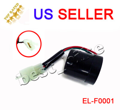 GY6 50cc 150cc 250cc 3 Wire Round Turn Signal Relay Flasher Chinese ...